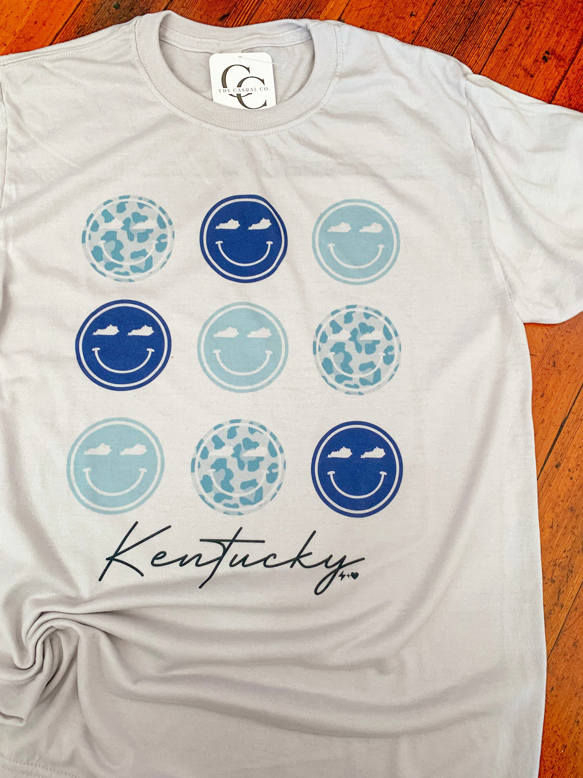 Kentucky Smiley T-Shirt-T-Shirt-Carolyn Jane's Jewelry